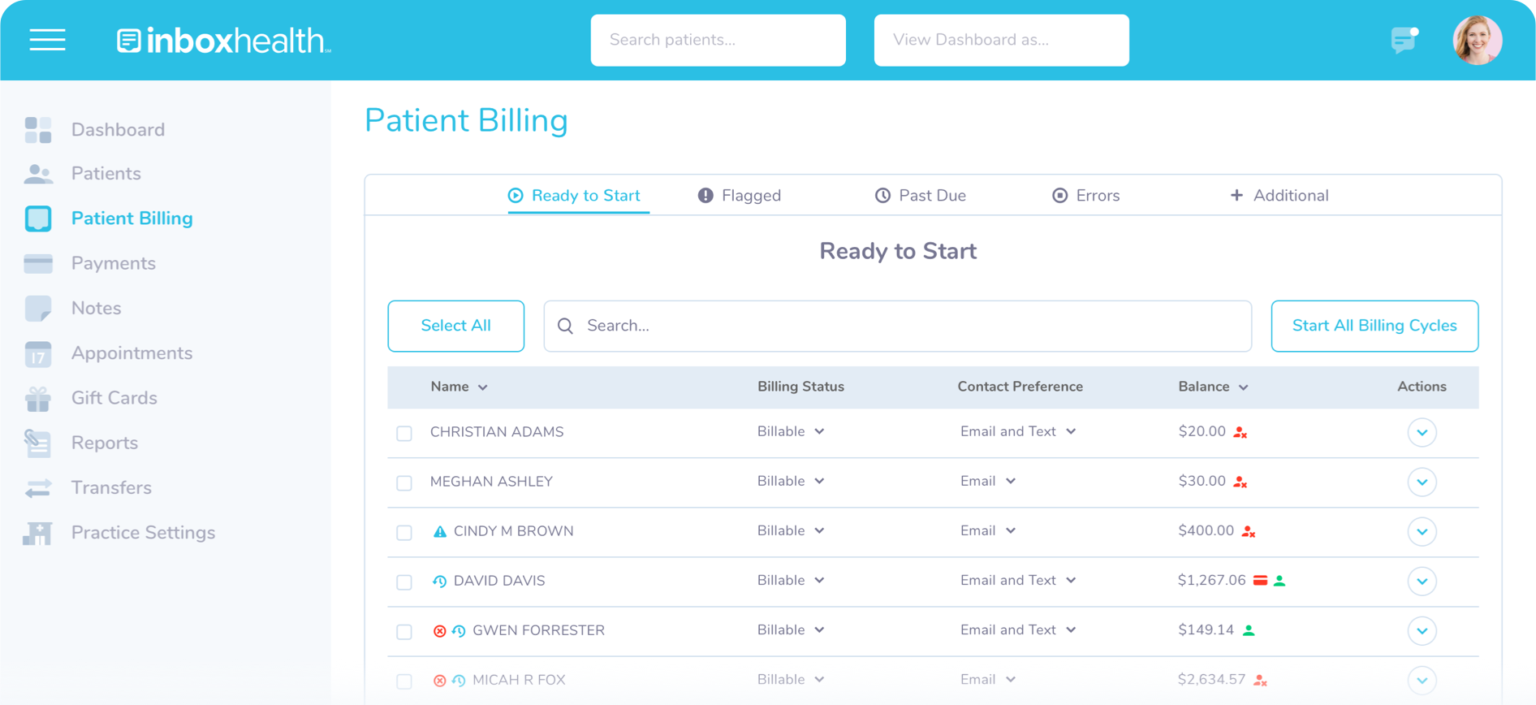Patient Billing - Inbox Health